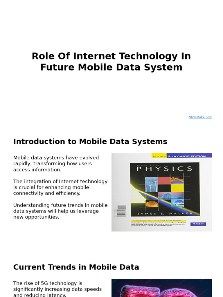 Role of Internet Technology in Future Mobile Data System | PDF ...