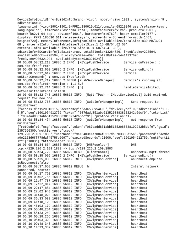log-20201006_1354 | PDF | Application Layer Protocols | Computer ...