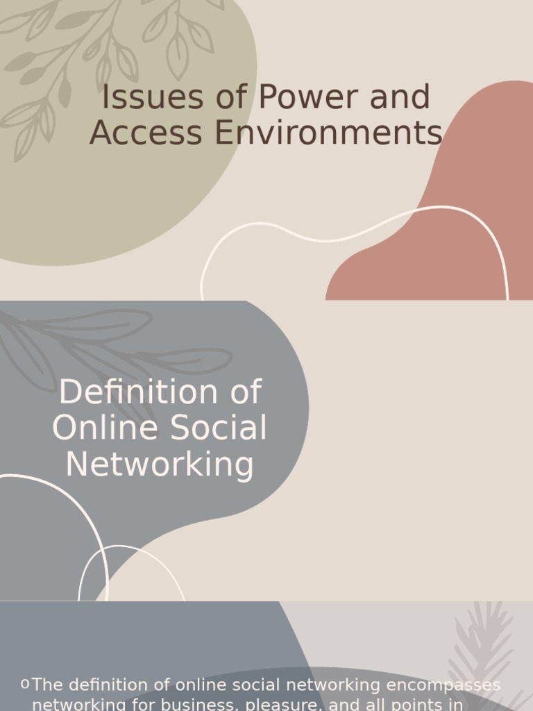 ENG110_Lecture-5.-Issues-of-Power-and-Access-Environments | PDF ...