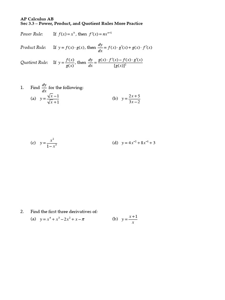 Diff%20More%20Practice | PDF
