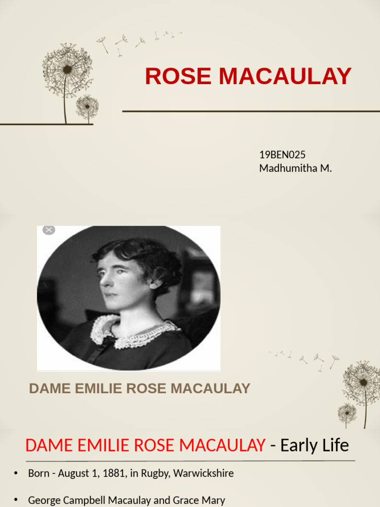 ROSE MACAULAY | PDF