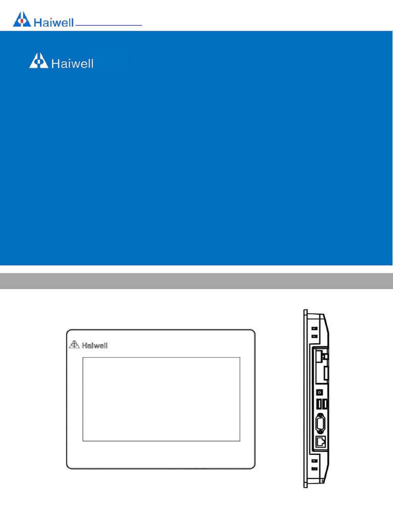 Manual de Usuario Haiwell BS Series IoT Cloud HMI | PDF | Punto de acceso inalámbrico | Dirección IP