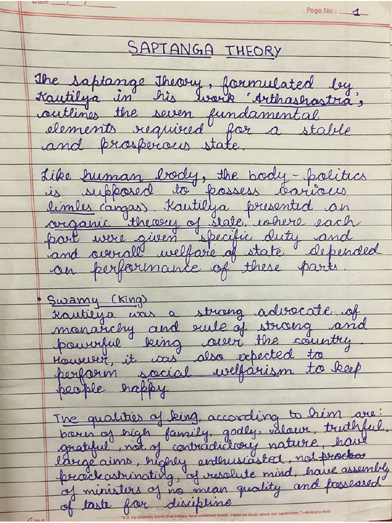 Saptang Theory | PDF