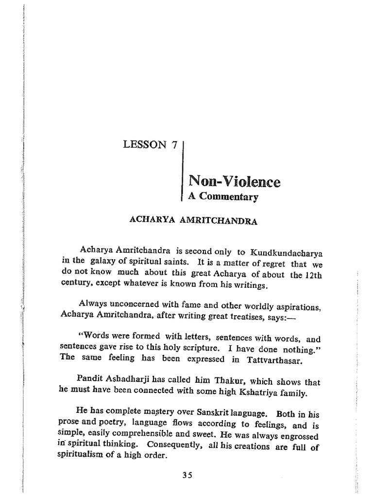 Ahinsha Ek Vivechan | PDF