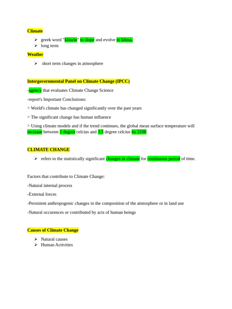 Climate-vs.-Weather | PDF | Greenhouse Gas | Greenhouse Effect