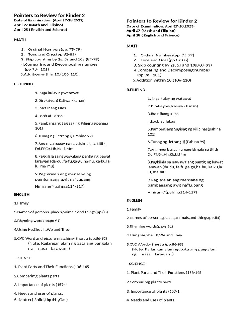K 2 Pointers 3 Rdquarter 2023 | PDF | Gases