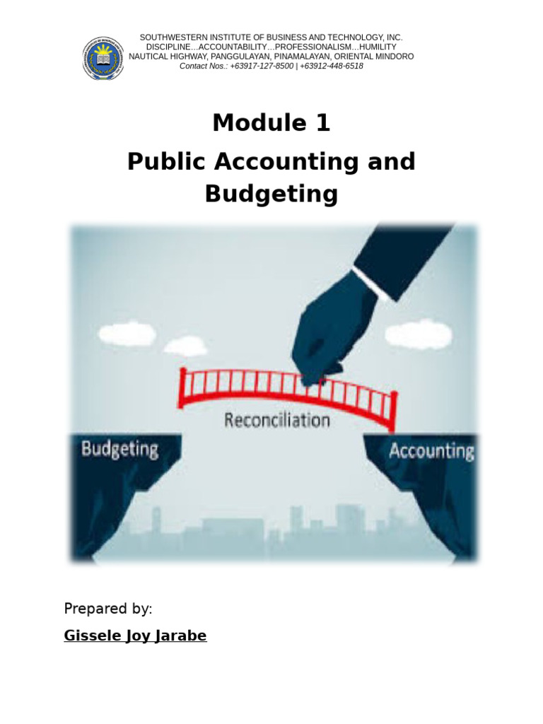 Public Accounting Module 1 | PDF | Debits And Credits | Financial Economics