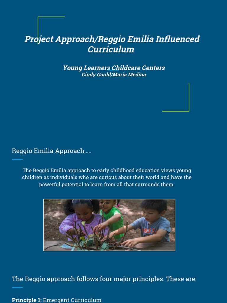 Project-Approach Reggio Emilia-Influenced Curriculum | PDF | Behavior ...