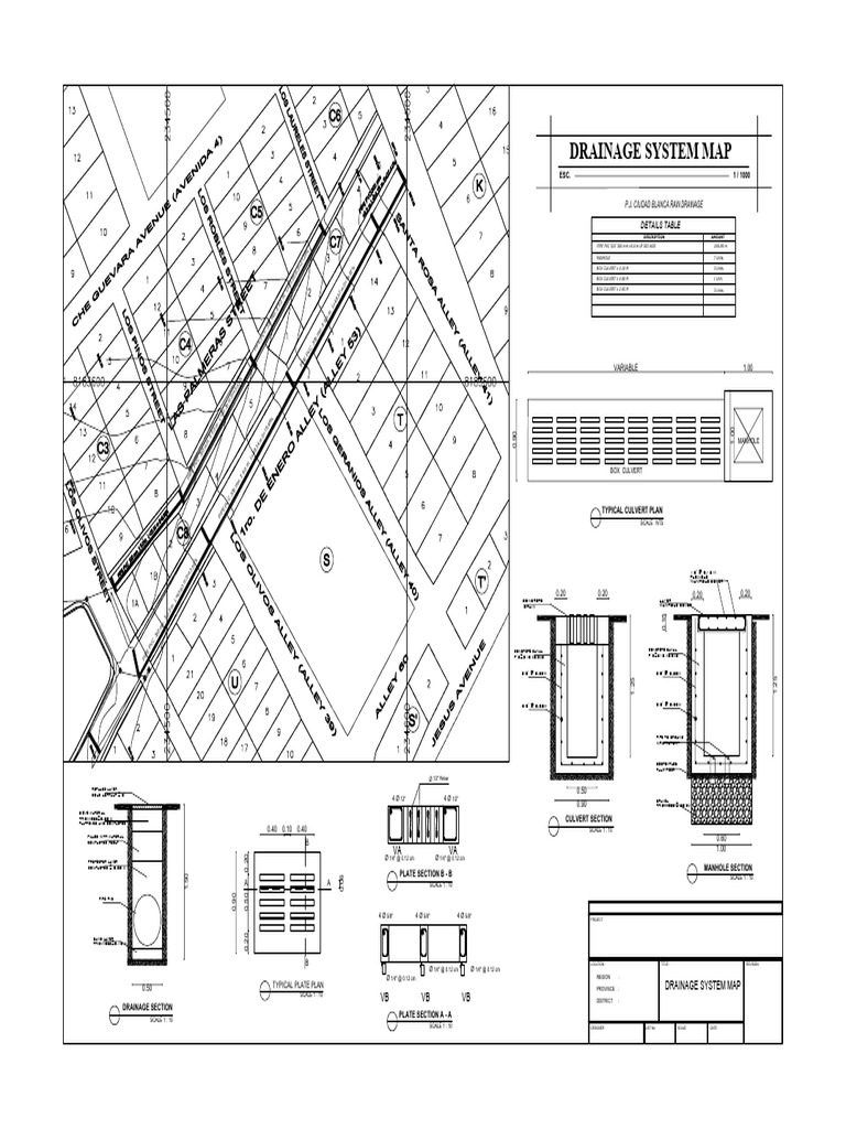 DRAINAGE SYSTEM_rotated | PDF | Drainage | Materials