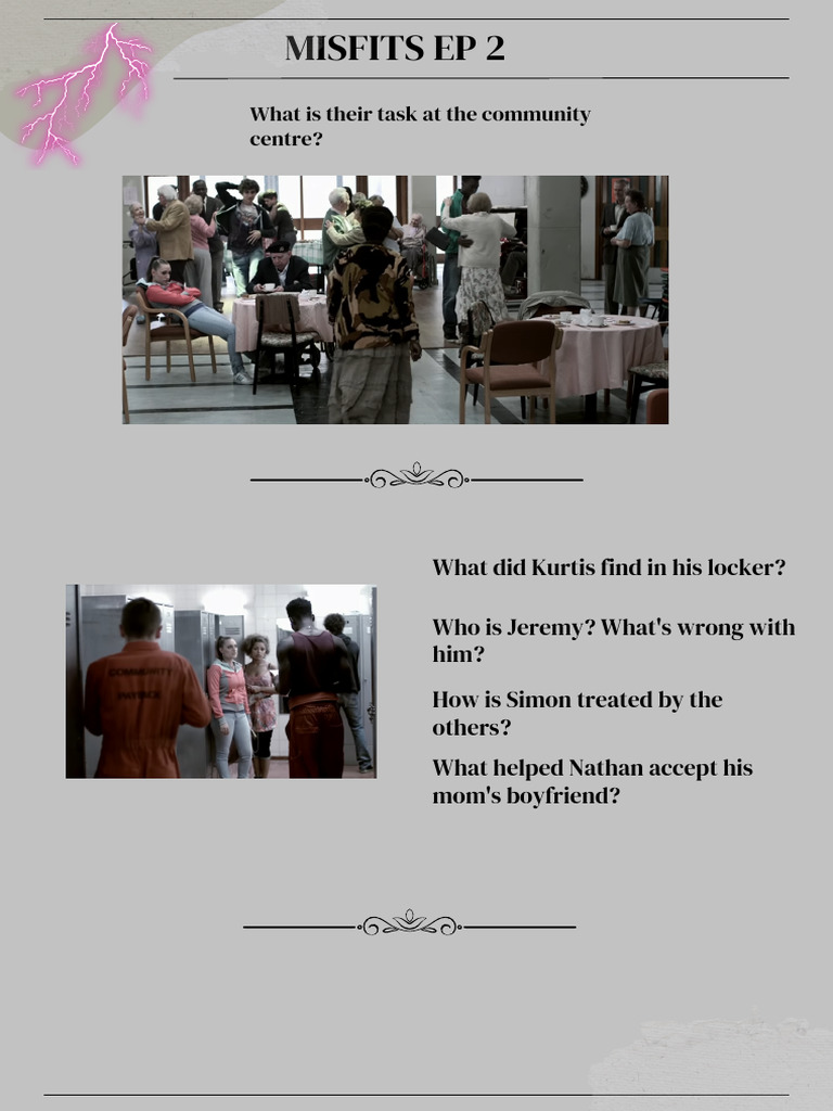 Misfits lesson plan - ep2, 3 | PDF