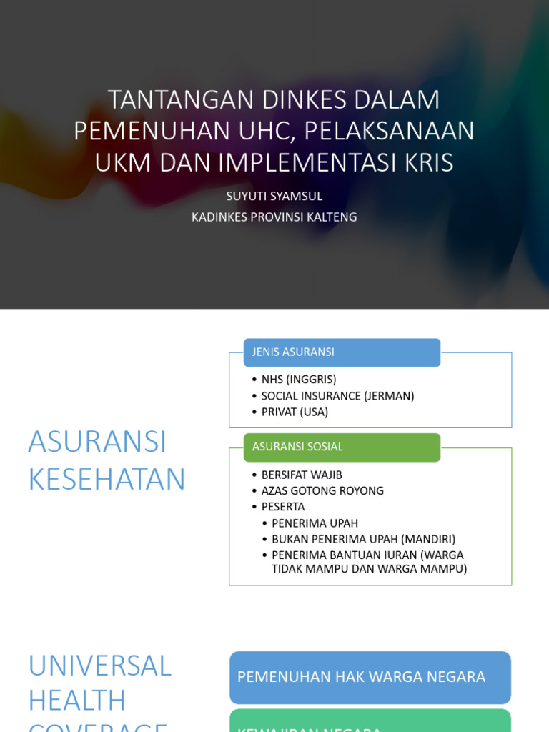 12Jan_Tantangan Dinkes dalam Pemenuhan UHC | PDF