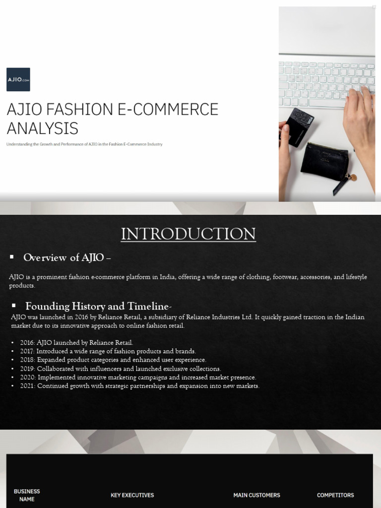 AJIO ANALYSIS | PDF | E Commerce | Marketing