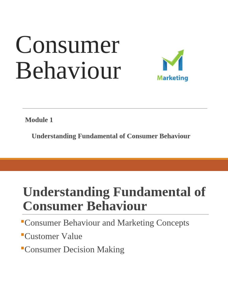 Bbah5 - CB - Module 1 - Introduction | PDF | Behavior | Consumer Behaviour