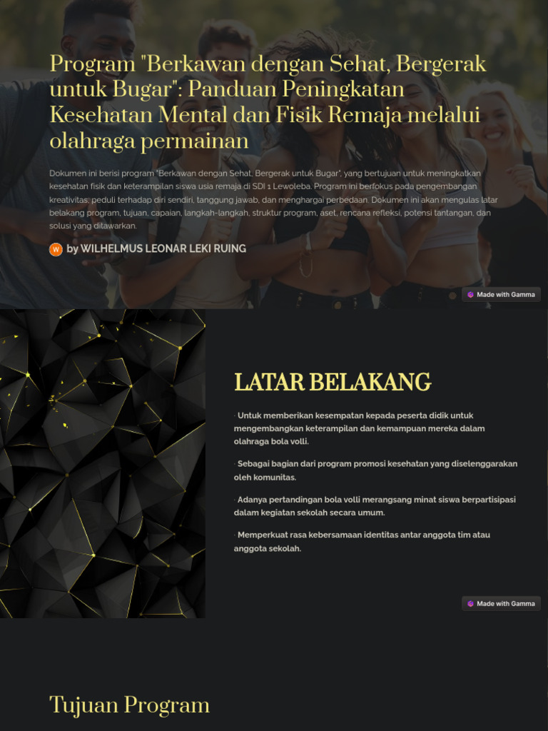 Program Berkawan Dengan Sehat Bergerak Untuk Bugar Panduan Peningkatan Kesehatan Mental Dan ...