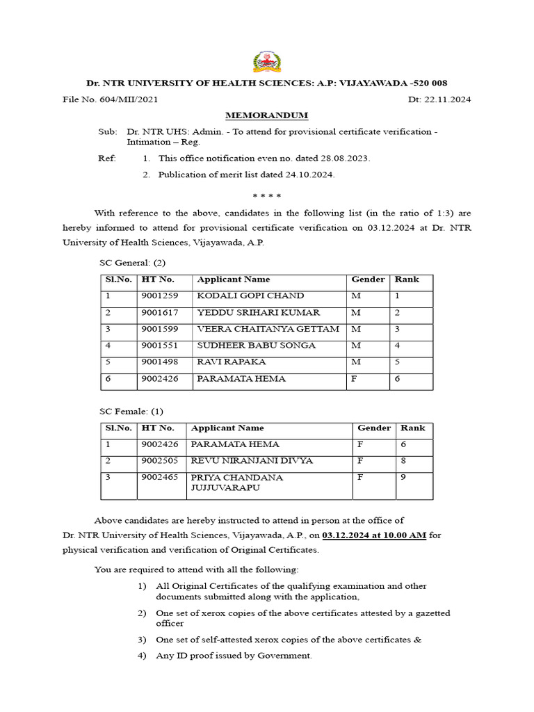 Office Subordinate 22112024 | PDF