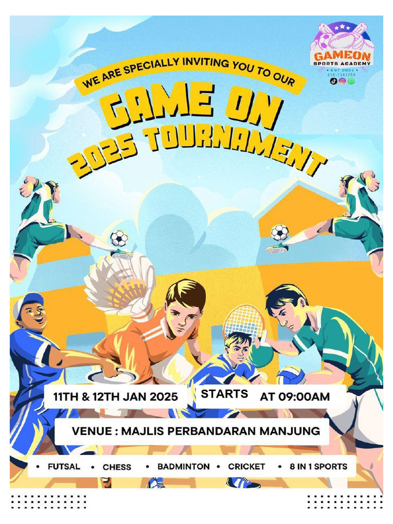 Invitation MAJLIS PERASMIAN KEJOHANAN GAME ON | PDF
