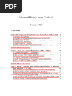 History Grade 12 Unit 1 Final | PDF | Capitalism | German Empire