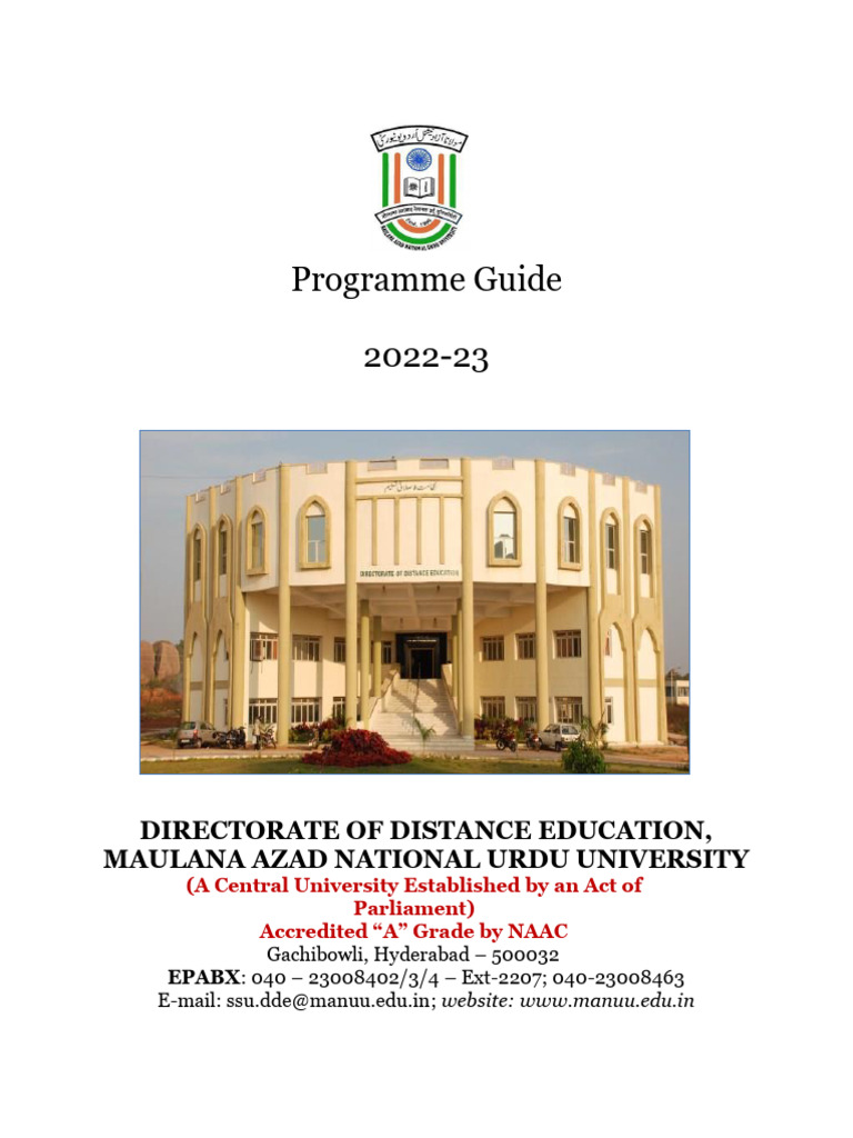 Certificate Course Proficiency in Urdu Through English 2022-23 | PDF ...