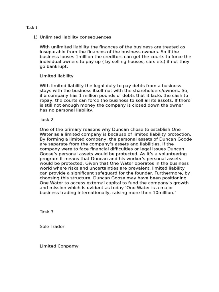 Task 1 Business A Level Notes | PDF