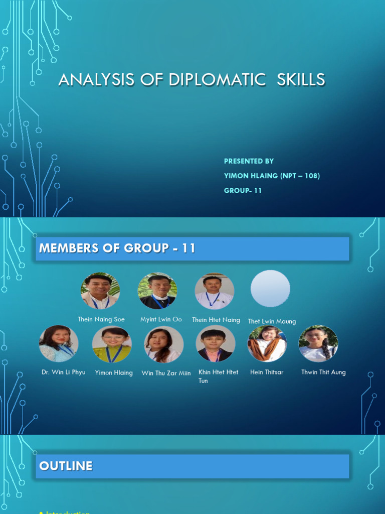 Analysis of Diplomatic Skills | PDF