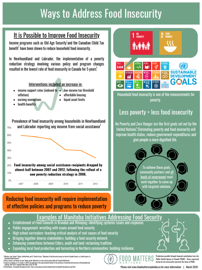 Reducing Food Insecurity in Canada | PDF | Food Security | Poverty