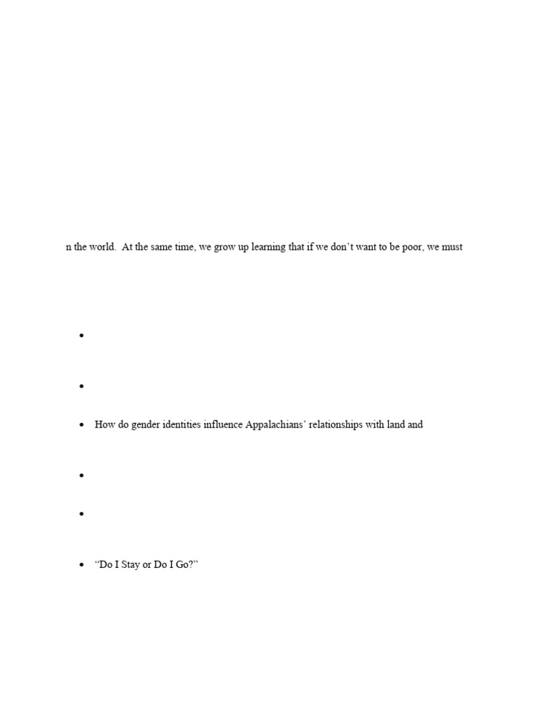 Appalachian Literature: Love, Grief, Hope | PDF | Plagiarism | Academic ...