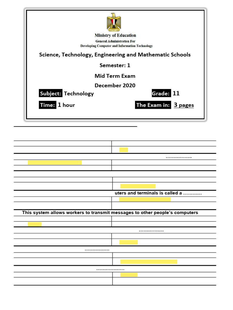 Midterm Exam | PDF | Databases | Computing
