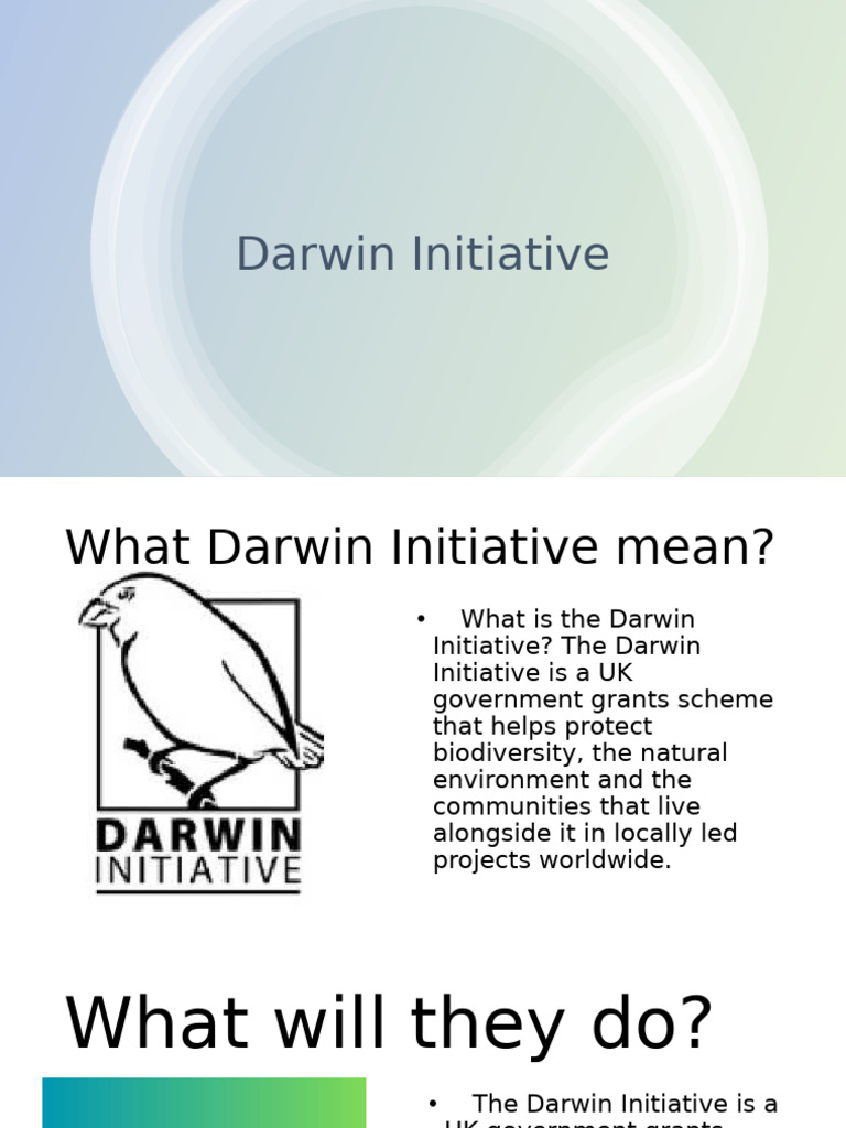 Darwin Initiative | PDF