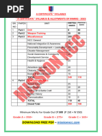 NCC Common Subjects Syllabus Overview | PDF | Navies | Military
