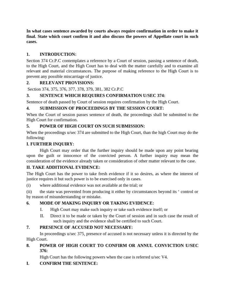 Sentence Required Confirmation | PDF | Sentence (Law) | Judge