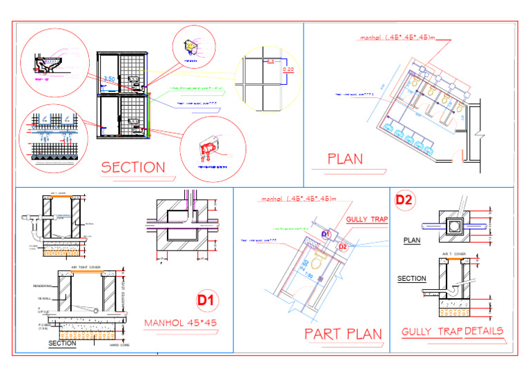 Plumbing System Elevation and Details | PDF | Pipe (Fluid Conveyance ...