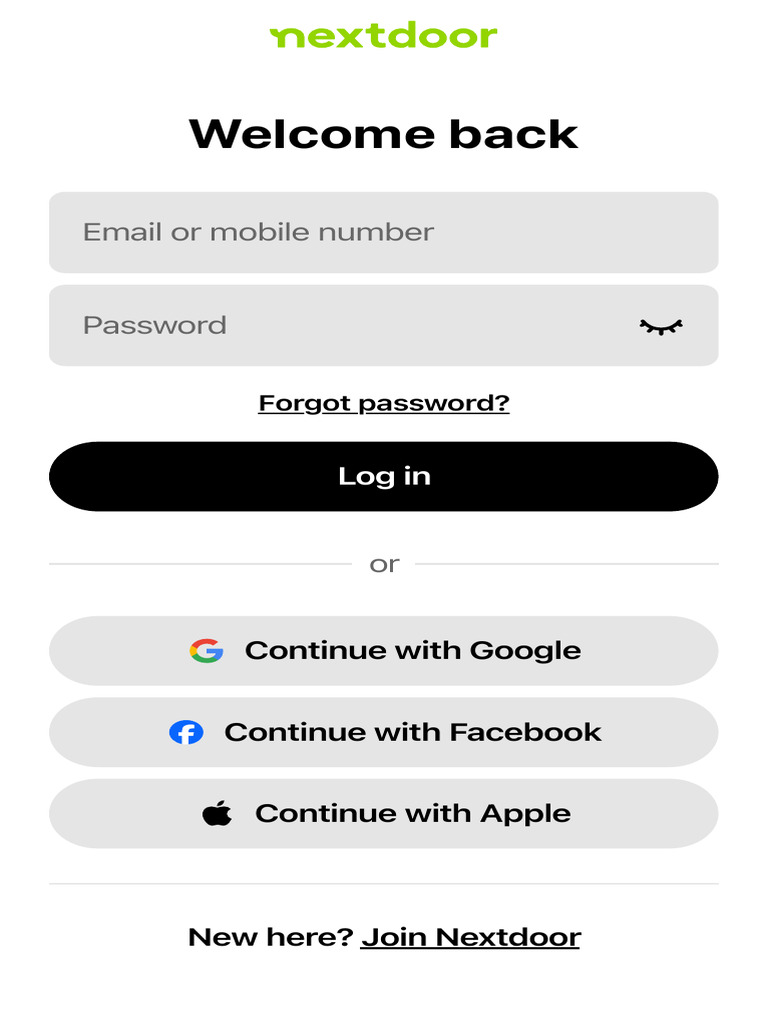 Login - Nextdoor | PDF