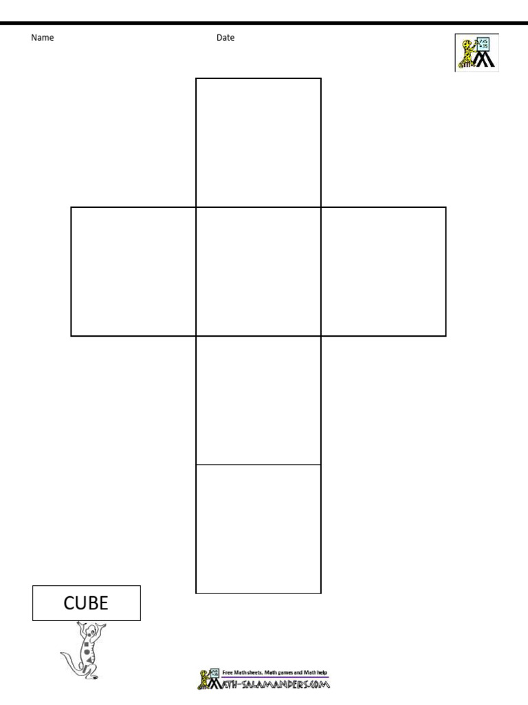 Cube Cut Out Guide | PDF