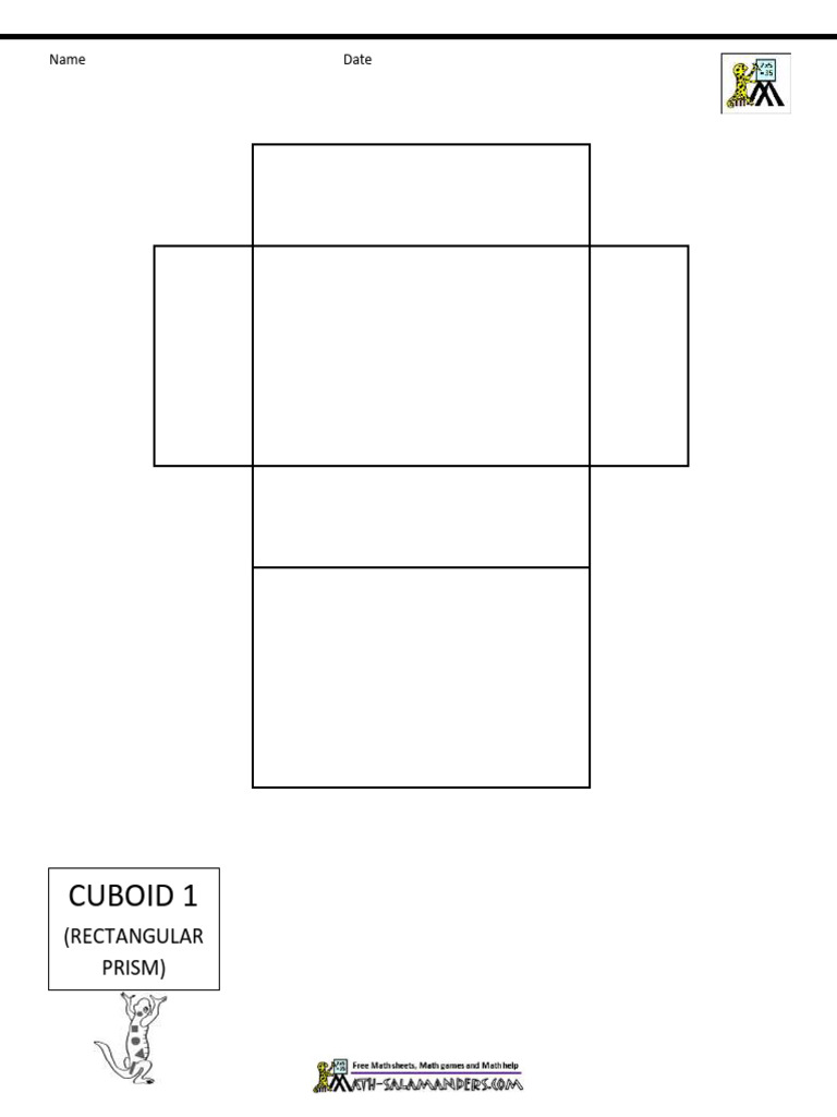 CUBOID CUT OUT GUIDE | PDF