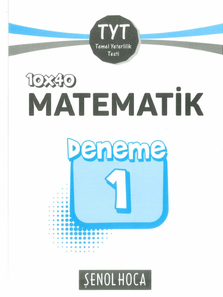 Tyt Matematik Test Sorulari Ve Cevaplari | PDF