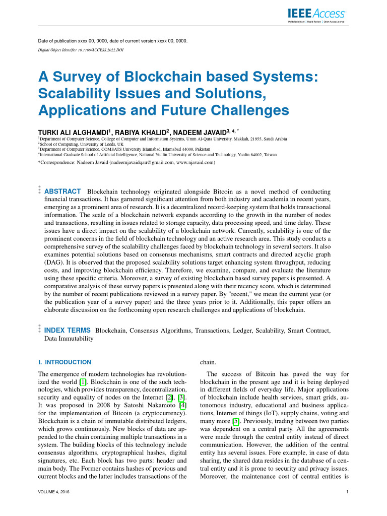 Turki_Rabiya_Access_BC_Survey | PDF | Scalability | Computing