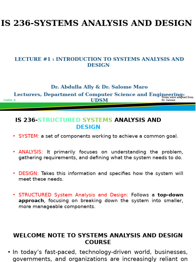 IS 236-Lecture#1 - 2024-2025 - Draft | PDF | Software Development Process | Agile Software ...