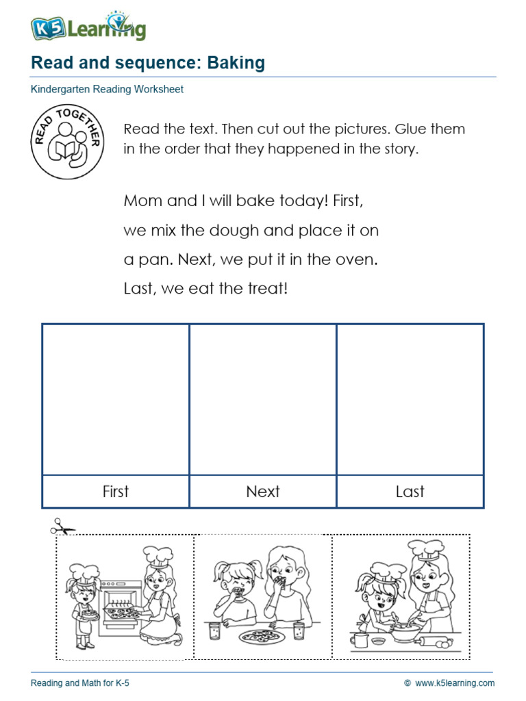 K-5 Reading: Baking Sequence | PDF