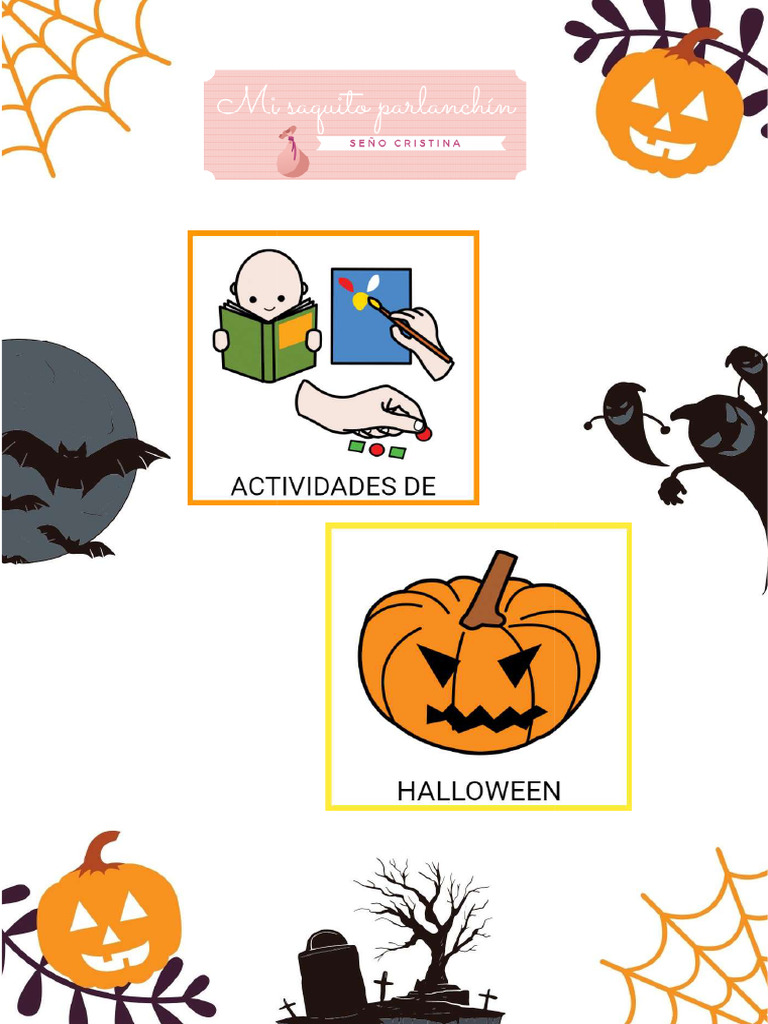 Actividades Halloween. Mi Saquito Parlanchín | PDF