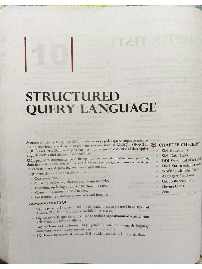 SQL Book Pages | PDF