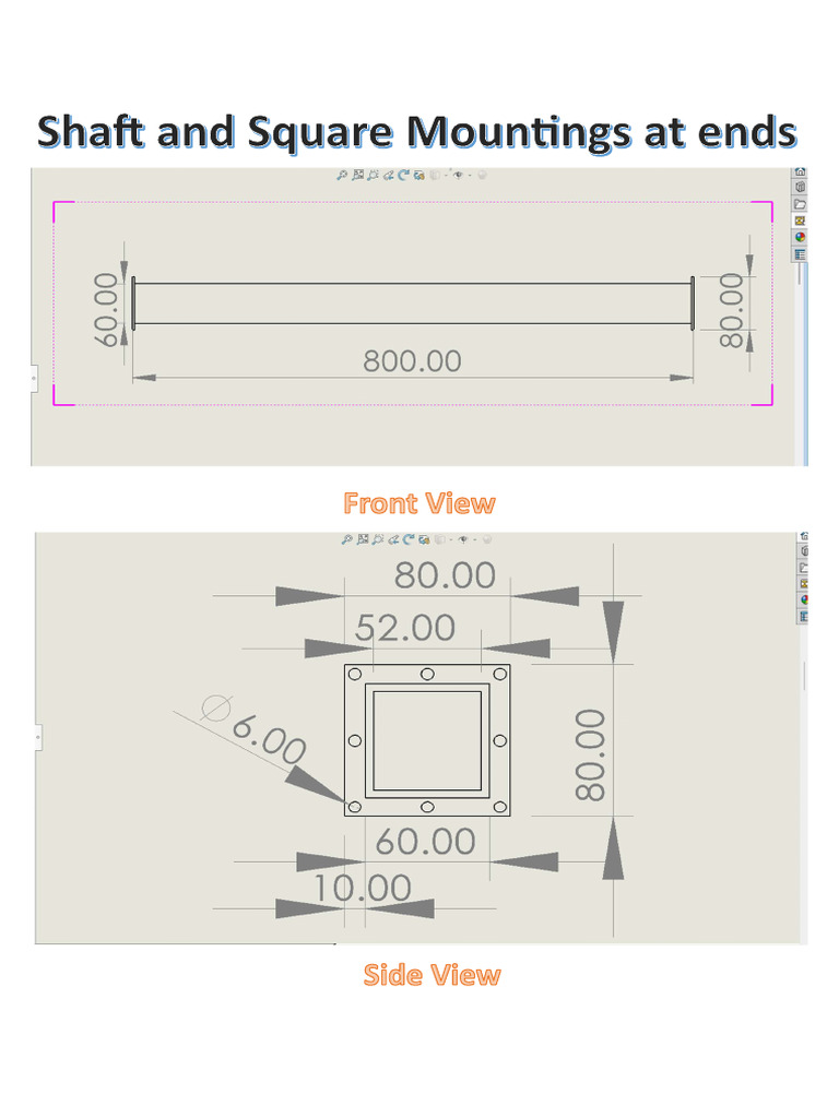 Shaft Design With End Plates | PDF