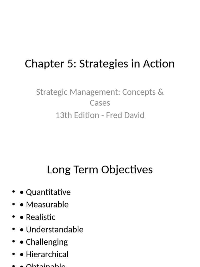 Strategic Management Essentials | PDF