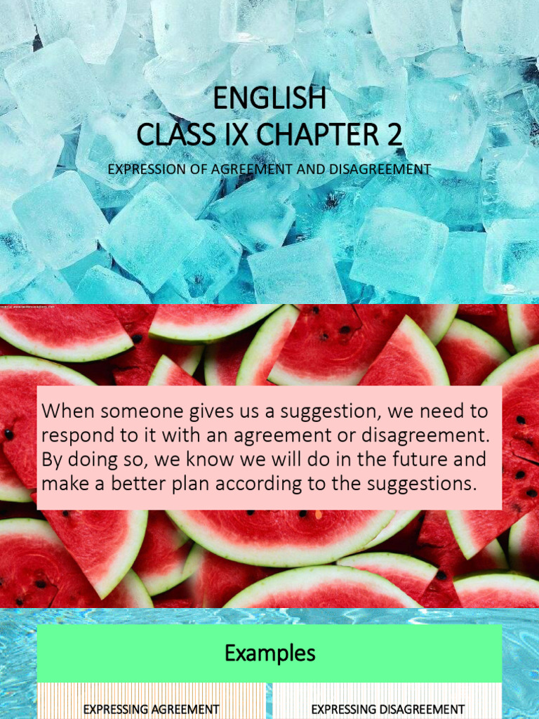 Chapter 3 Agreement Disagreement | PDF