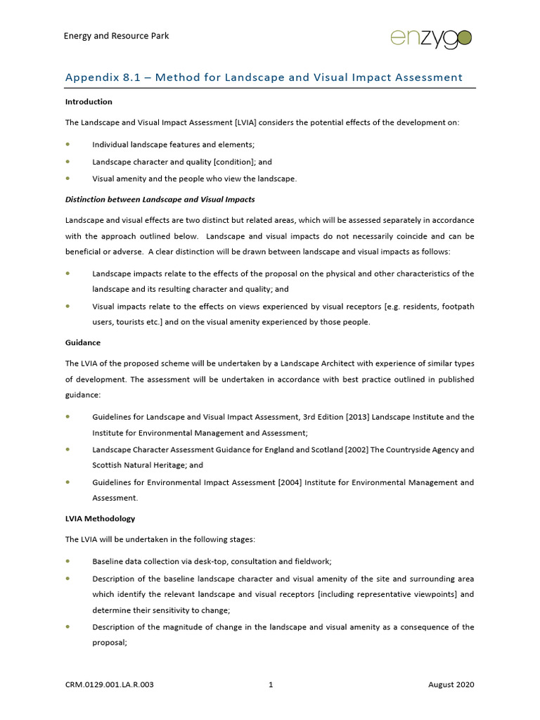 Method_for_Landscape_and_Visual_Impact_Assessment | PDF | Landscape ...