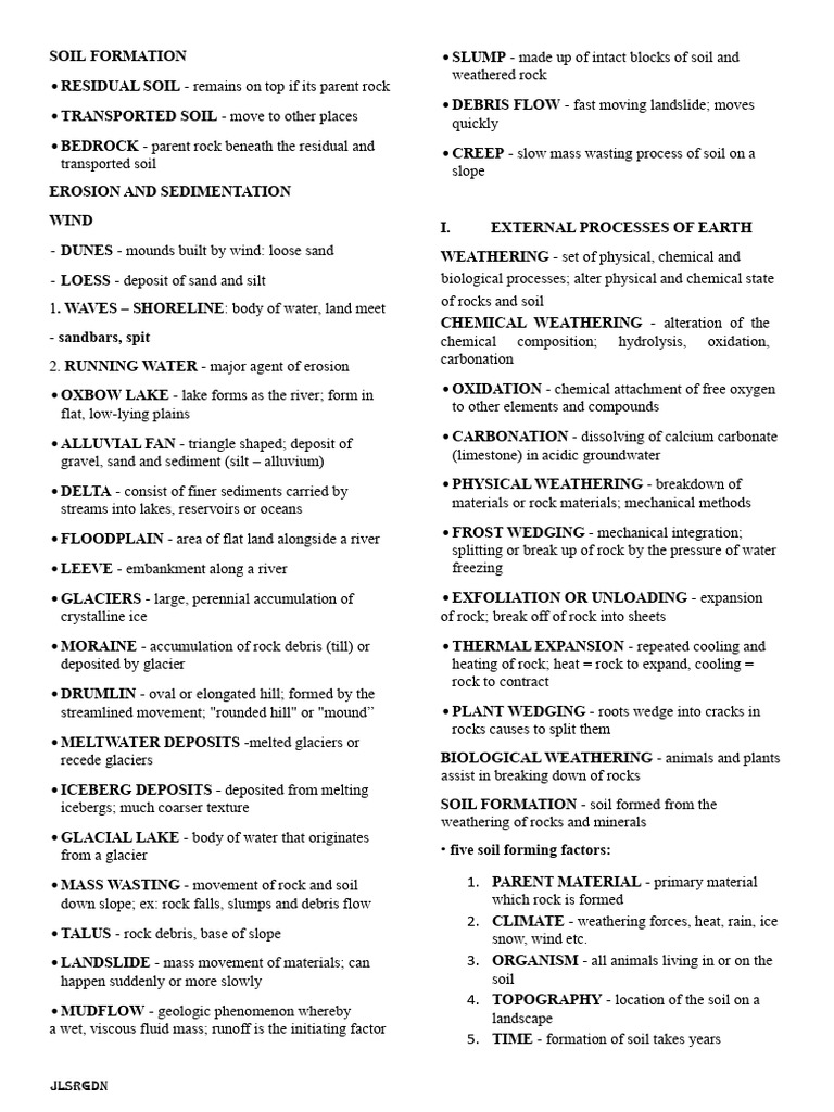 Earth Processes: Soil, Erosion, Tectonics | PDF | Fault (Geology) | Magma