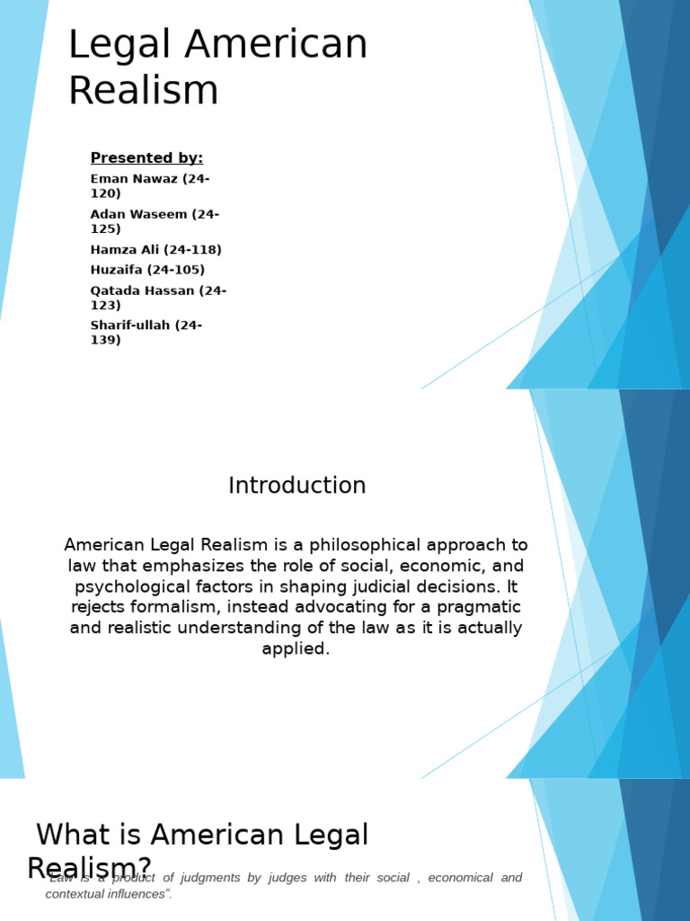 Legal American Realism | PDF | Liberal Arts Education