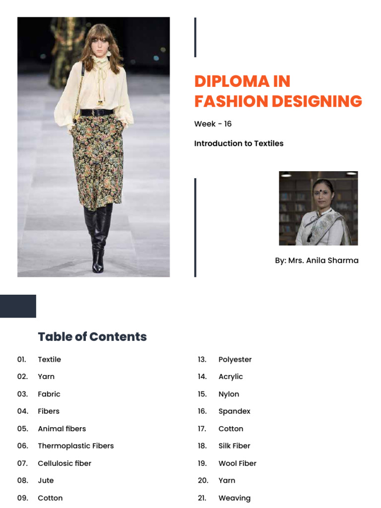 Fashion Design: Textile Basics | PDF | Yarn | Textiles