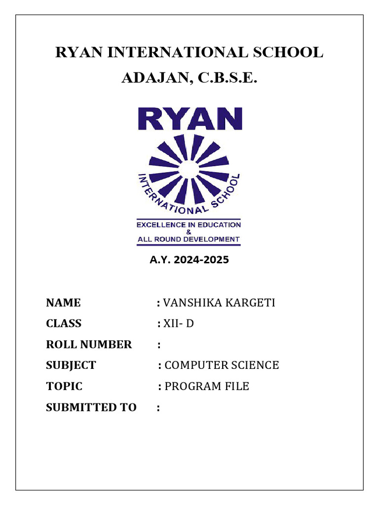 Cs Front Vanshika | PDF