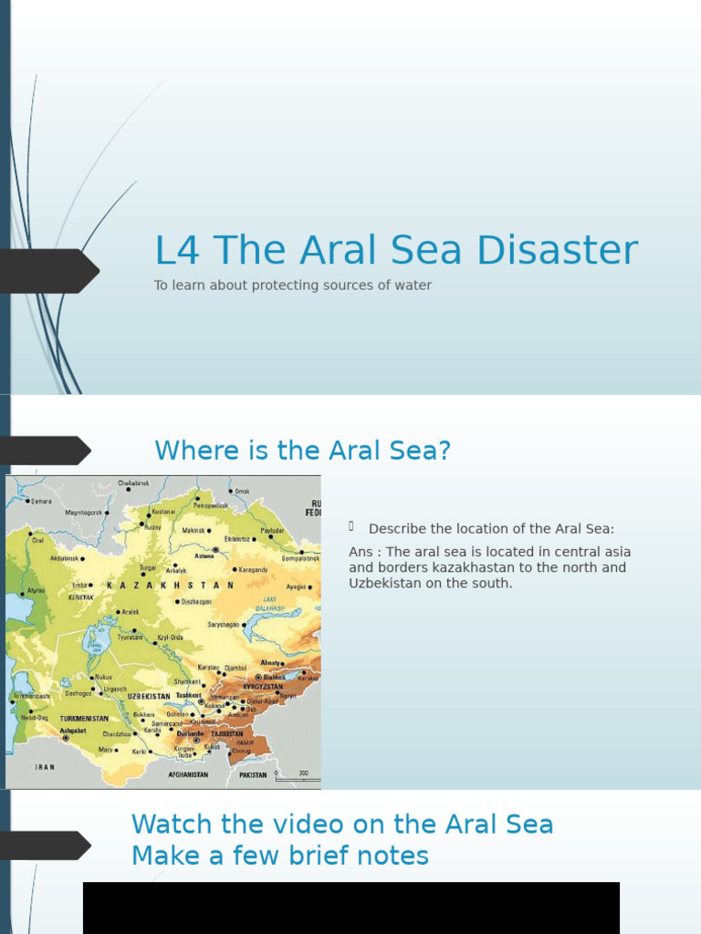 L4 The Aral Sea Disaster | PDF | Nature | Water