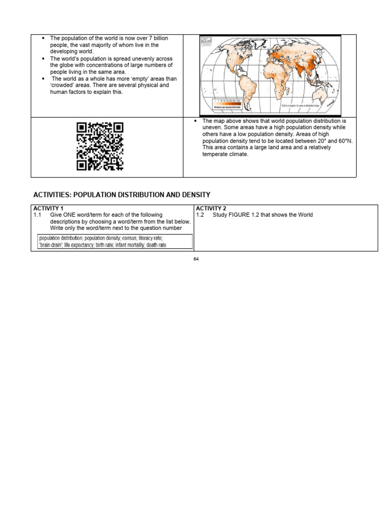 Grade 10 Relab Notes and Activities | PDF | Human Migration ...